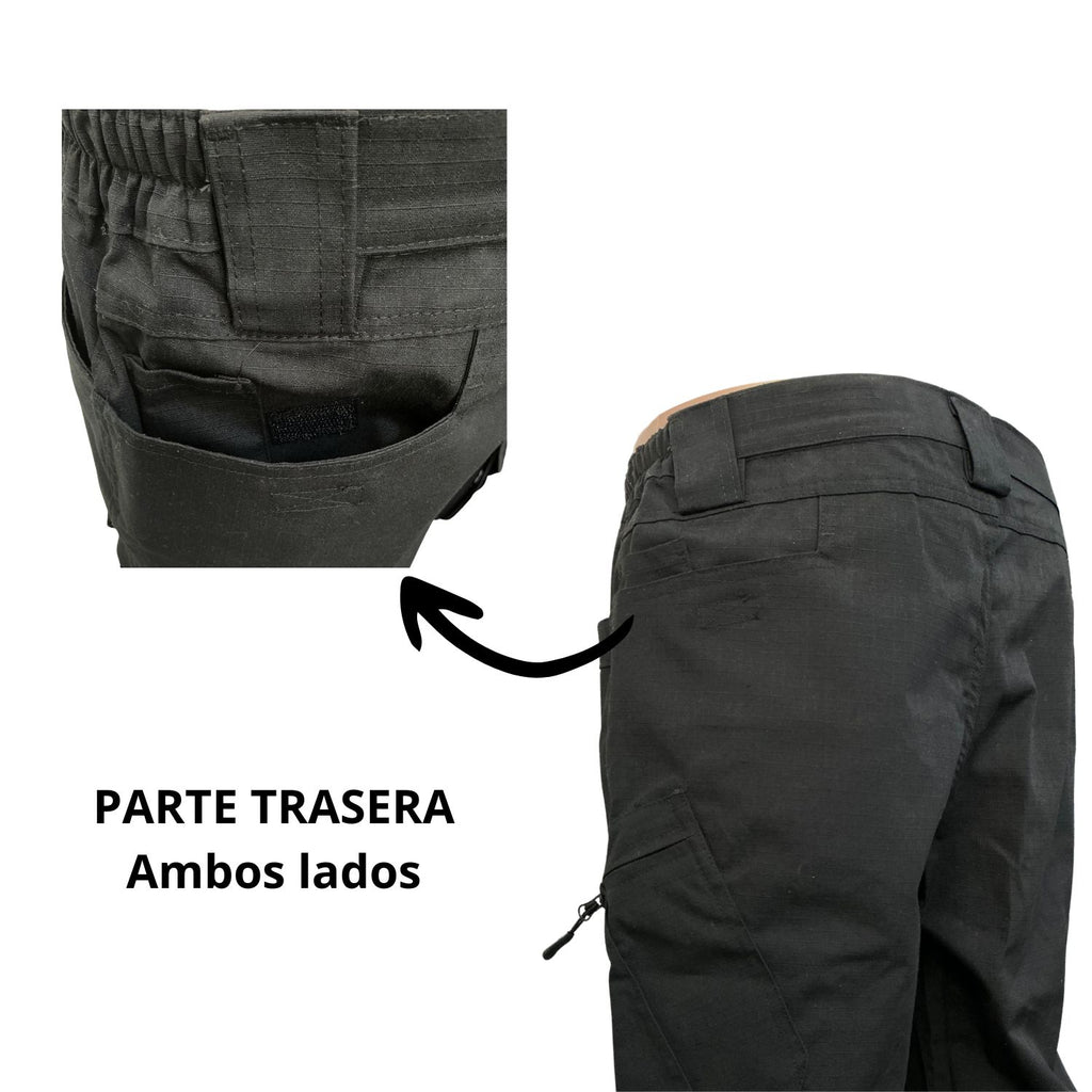 Pantalón táctico ajustable multi compartimientos uso rudo FZ043 ...