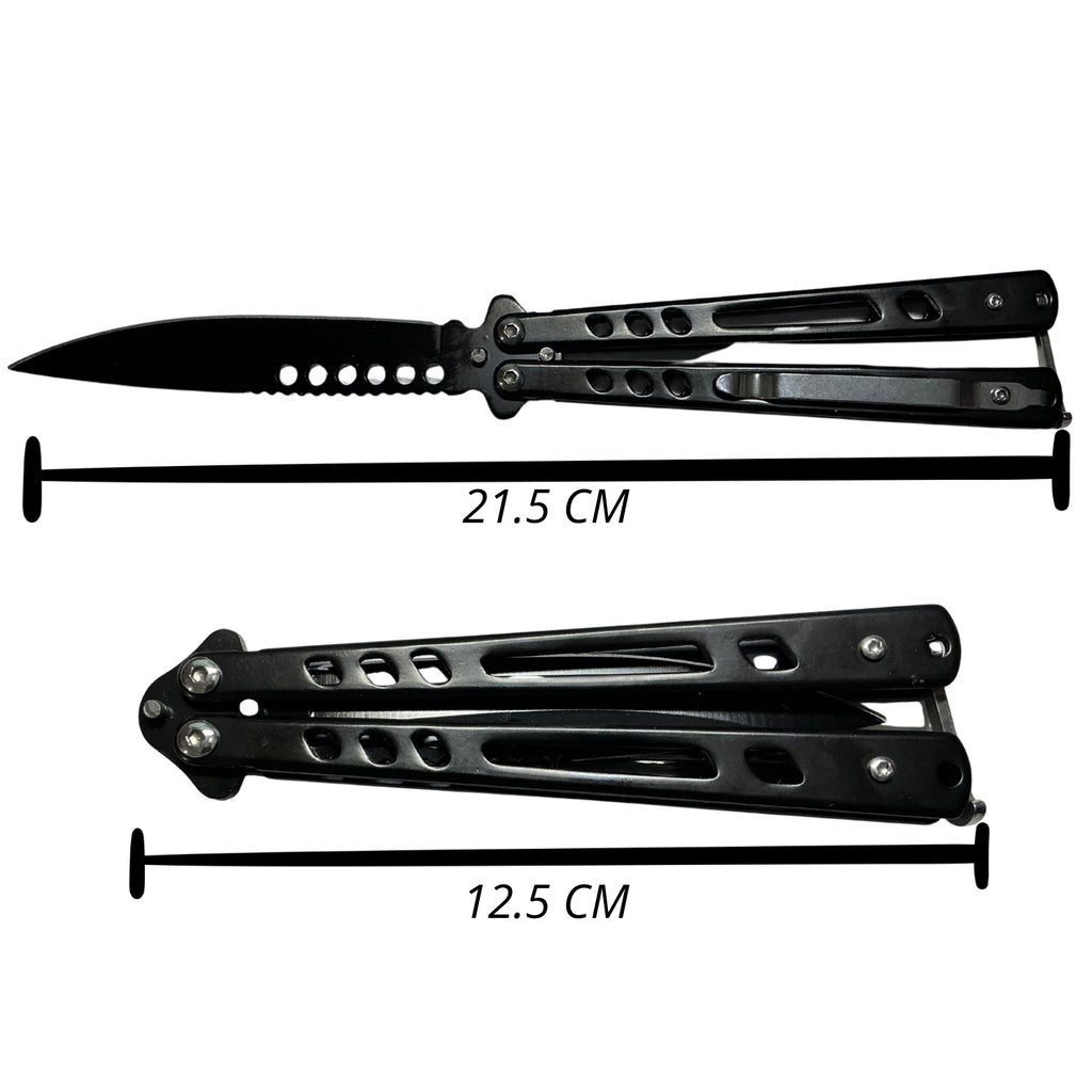 Navaja Mariposa Balisong Plegable Hoja Acero JF920 – RayShop electronics