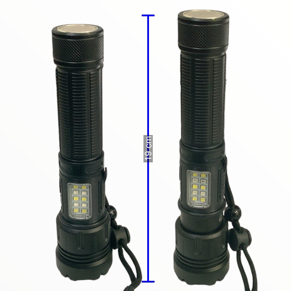 Lampara led T9 USB IMAN cob lateral luz blanca/ roja nivel de carga DT ...